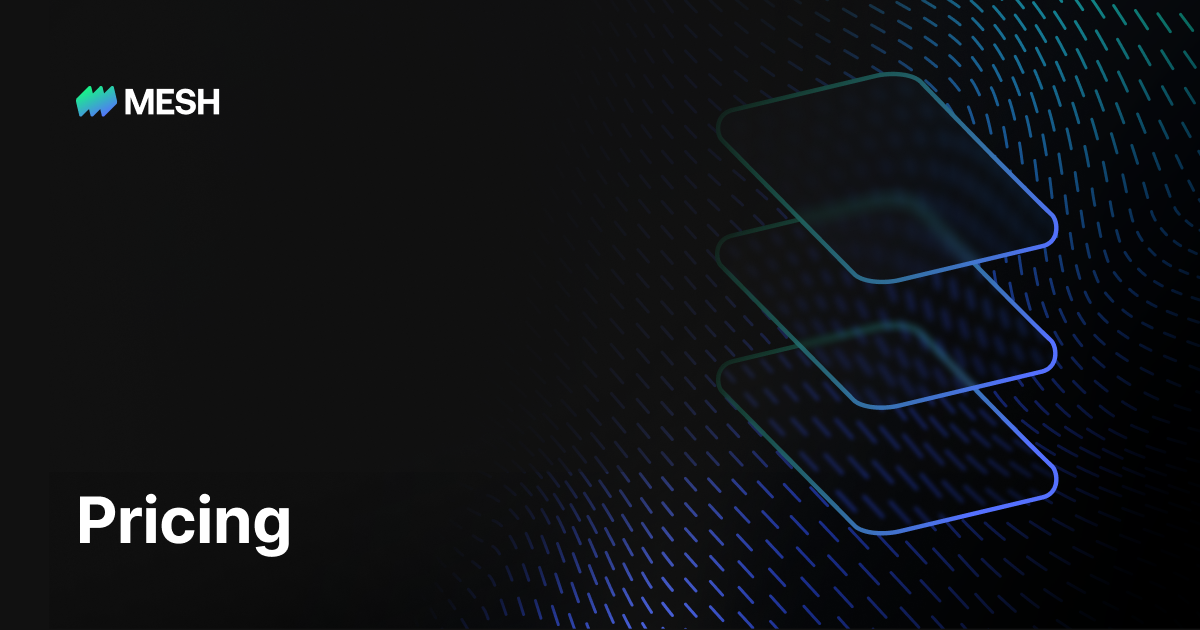 Our Pricing | Mesh Expense Management Software