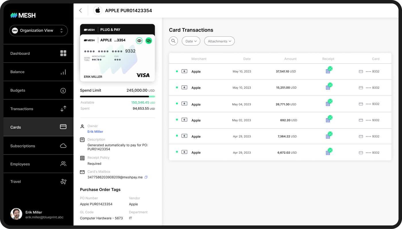 Introducing Mesh ProcurePay | Mesh