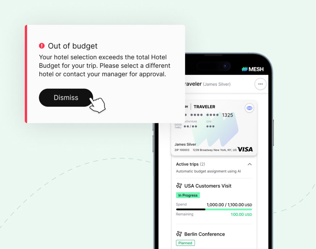 Business Travel Management Solution | Mesh Payments