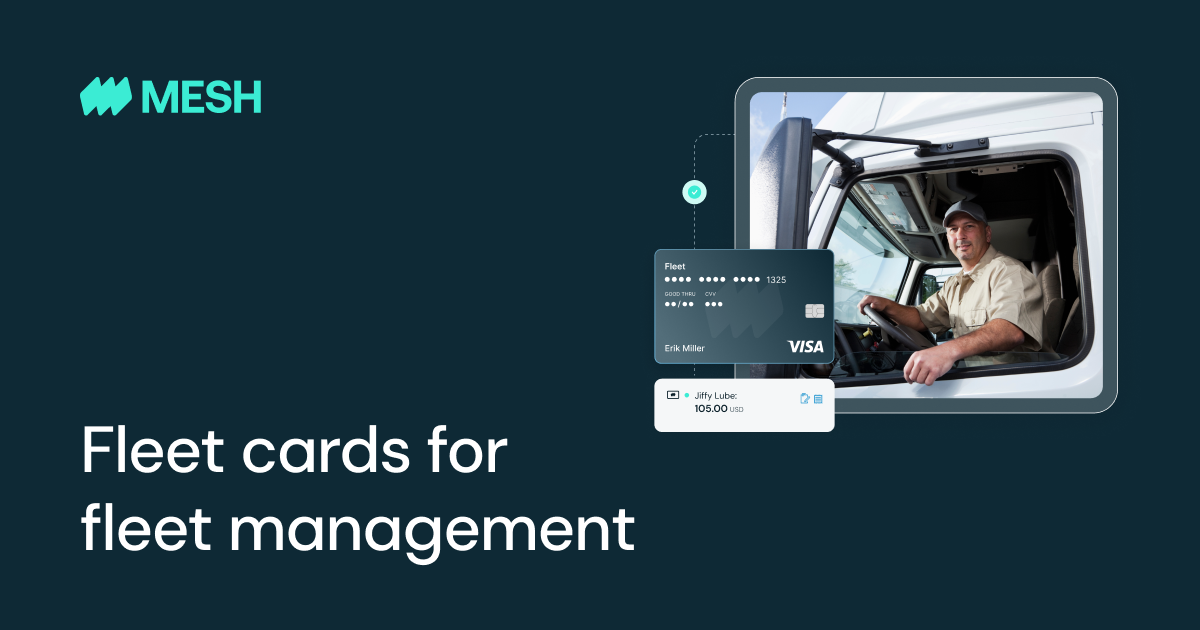 Fleet cards for fleet management | Mesh