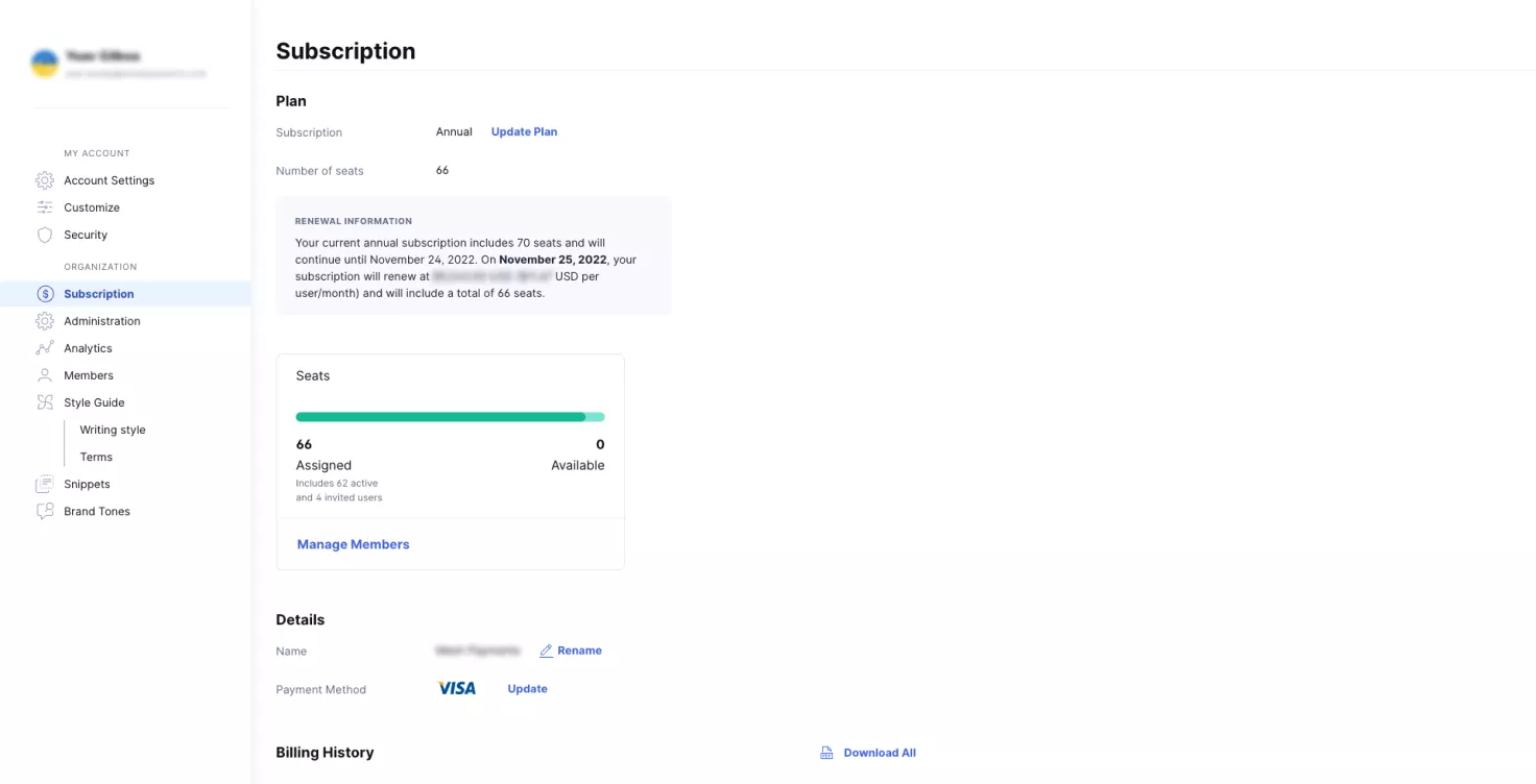 How to Collect Your Grammarly Receipts | Mesh Payments